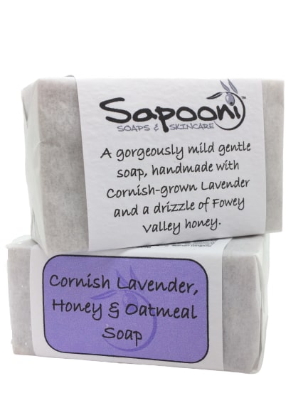 Cornish Lavender Honey And Oatmeal Soap Sapooni